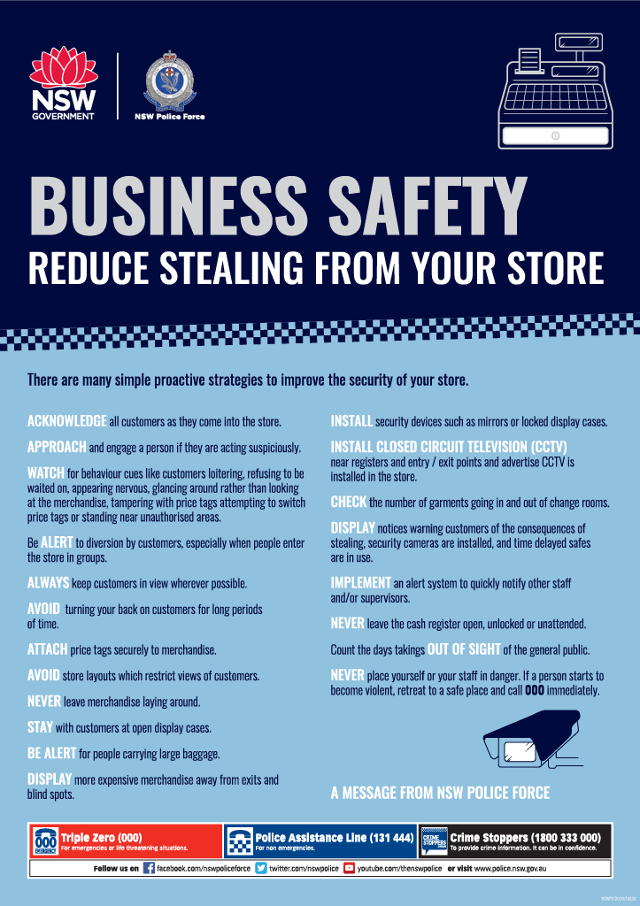 Steal from Store Flyer - NSW Police Public Site
