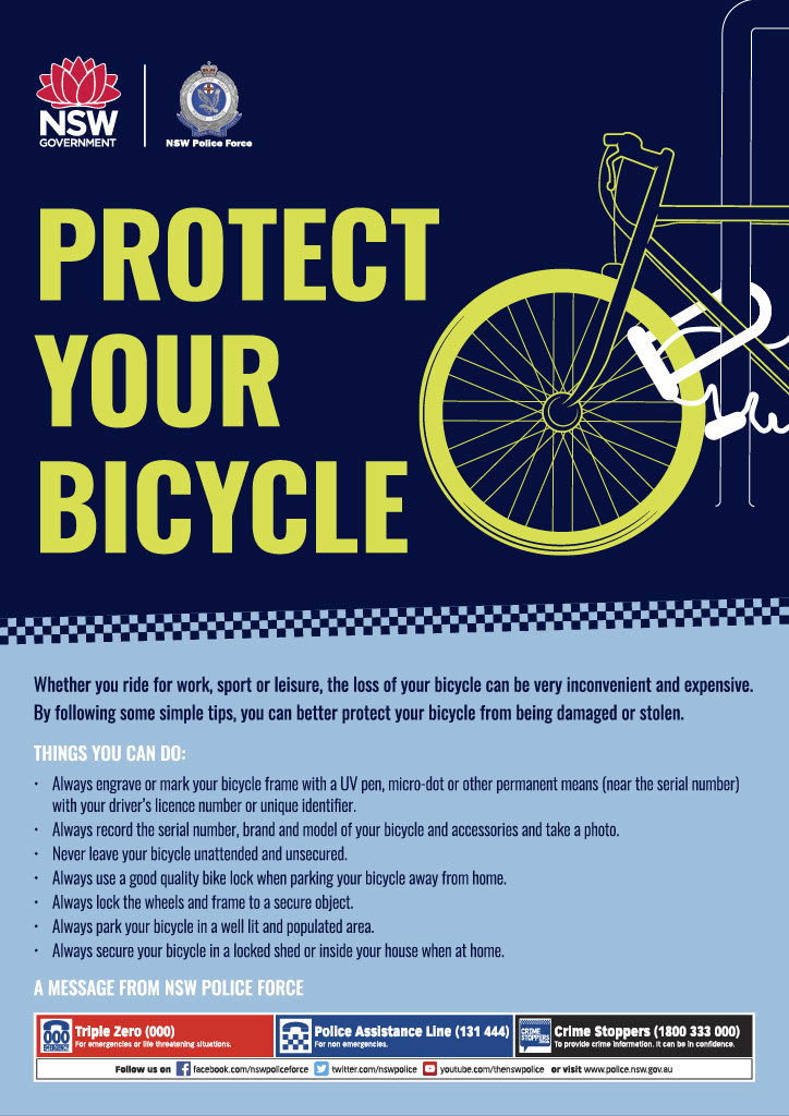 Bicycle Theft - NSW Police Public Site Bicycle Theft - NSW Police Public Site